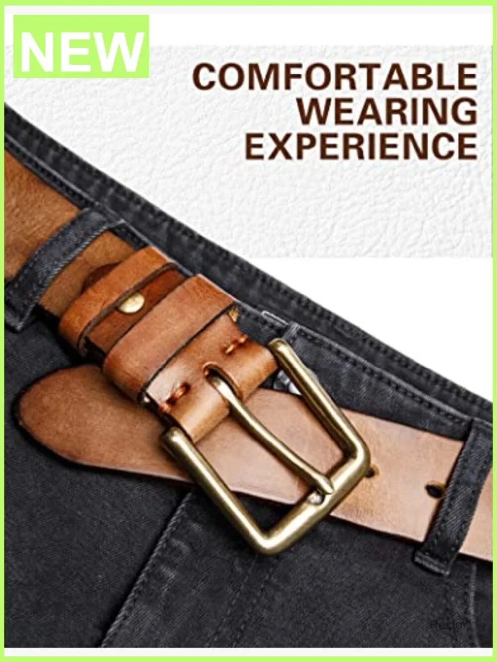 Accessories | Thick Full Grain Leather Mens Work Belt Heavy Duty 15 ...